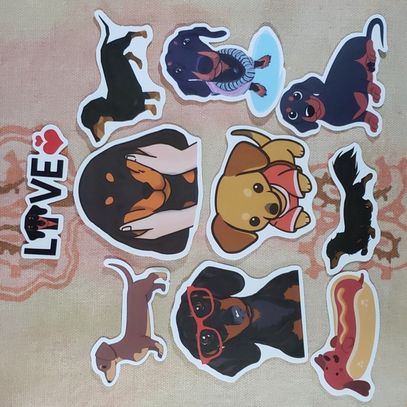 Office | F6 Dachshund Stickers | Poshmark